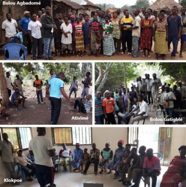 In Togo, 29,116 trees already planted in four villages, despite the ...